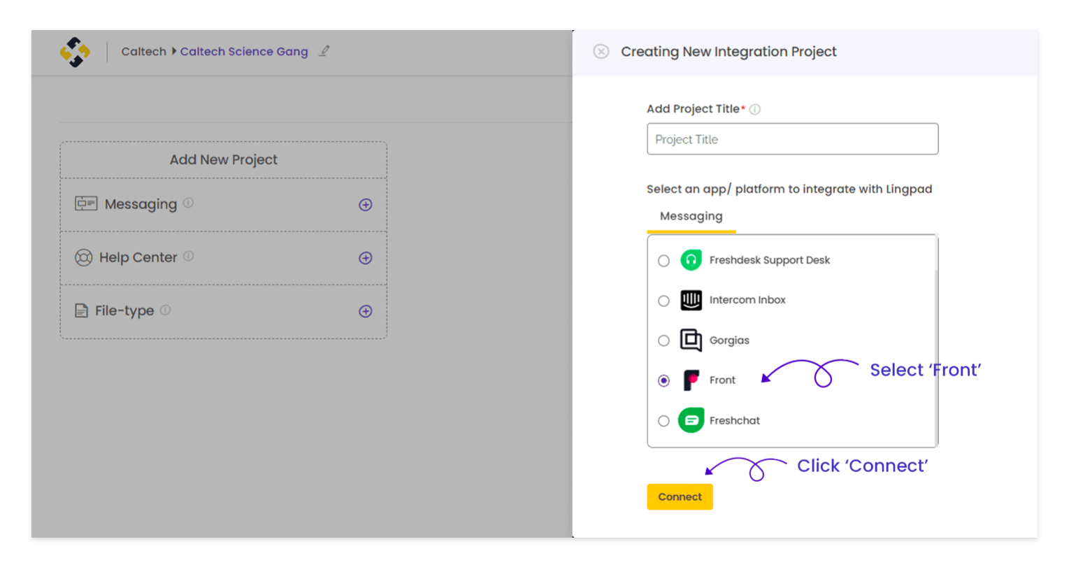 Getting Started With Lingpad Integration For Front Inbox