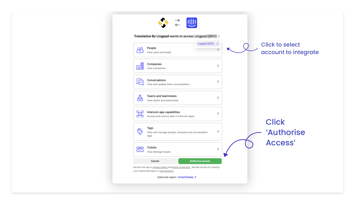 Integrate Intercom Inbox With Lingpad Set Up Guide For Admins